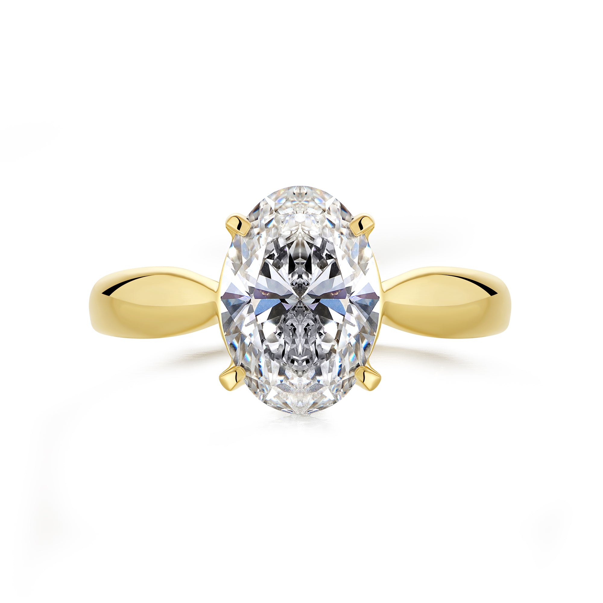 Merge Oval Cut Engagement Ring | Born for Love - Arca Diamond