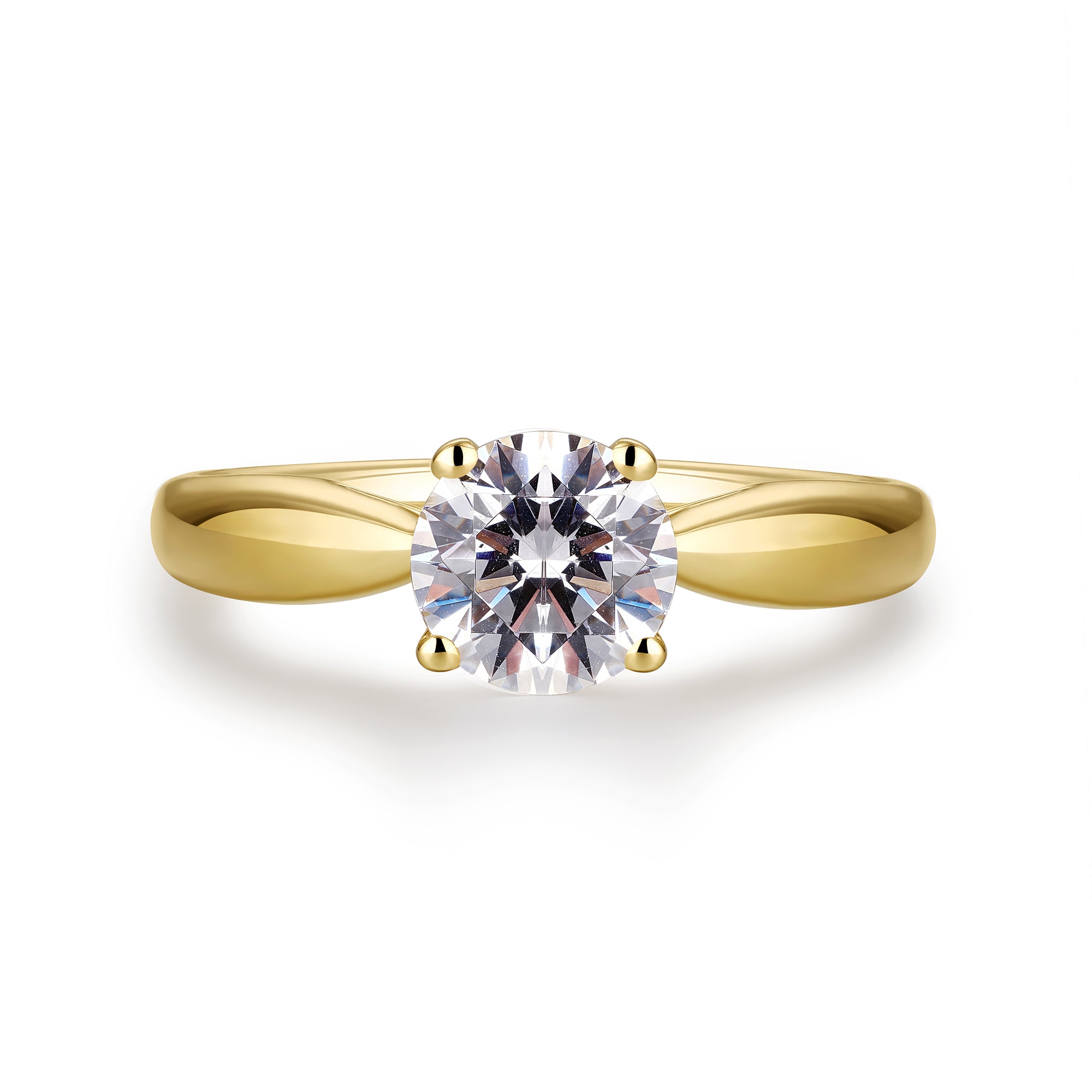 Merge Round Cut Engagement Ring | Born for Love - Arca Diamond
